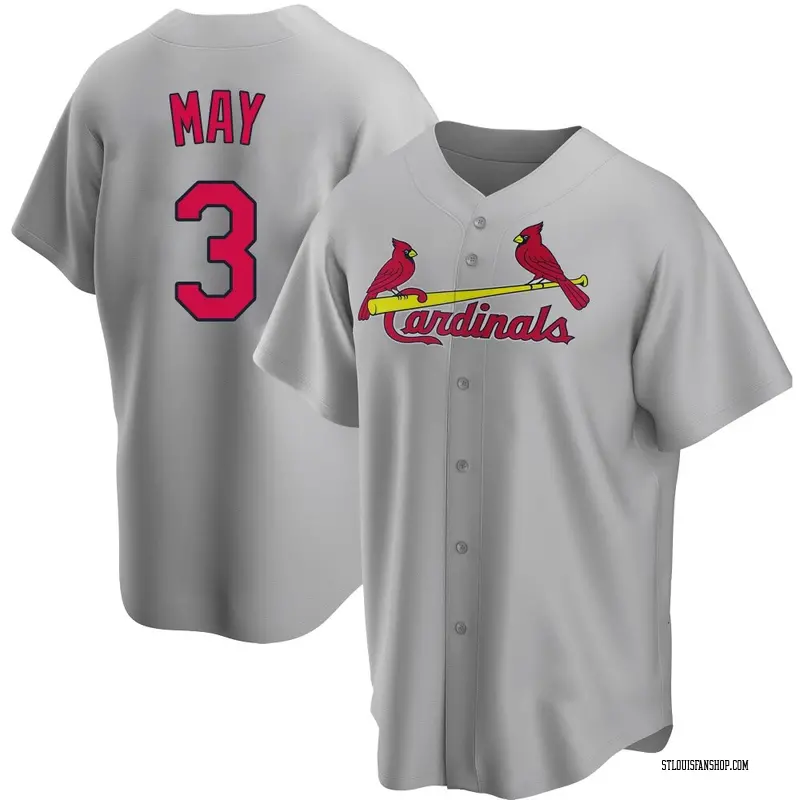 Dustin May Men's St. Louis Cardinals Road Jersey - Gray Replica