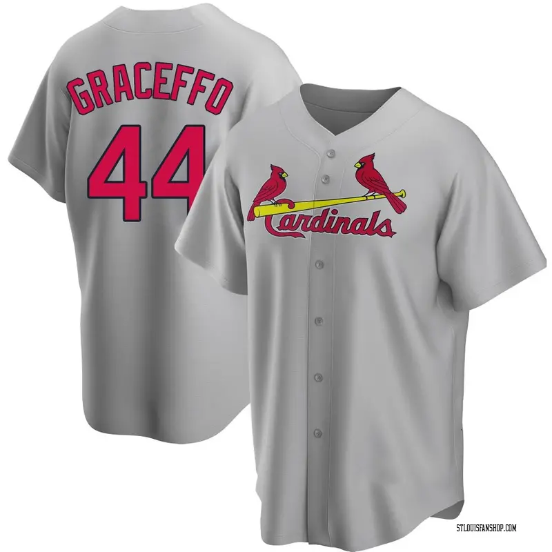 Gordon Graceffo Men's St. Louis Cardinals Road Jersey - Gray Replica